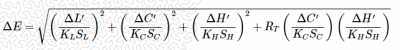 A simple review of CIE ΔE* (Color Difference) Equations | Techkon